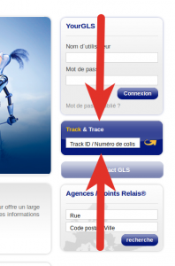 GLS Suivi colis France : UNI Track ID